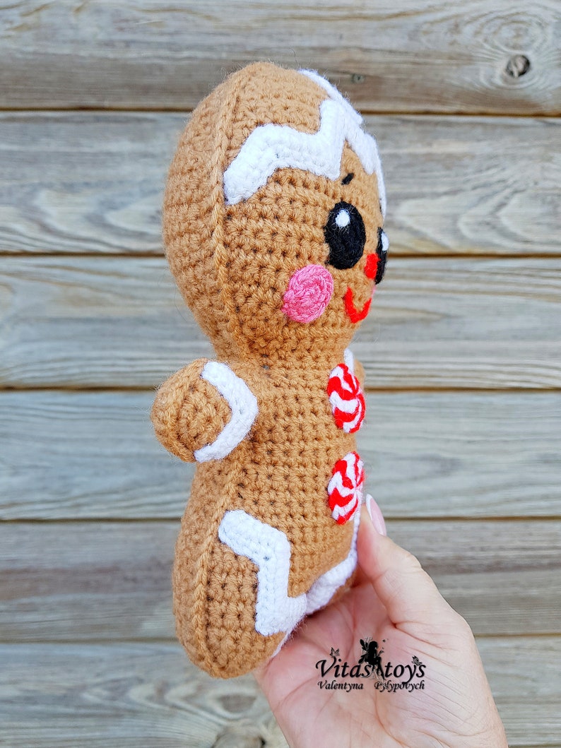 Crochet Gingerbred Toy Amigurumi Rag Doll Pattern - Etsy