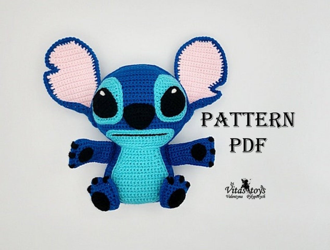 Cute Stitch Plush Crochet Rag Doll Toy Ragdoll Pattern - Etsy
