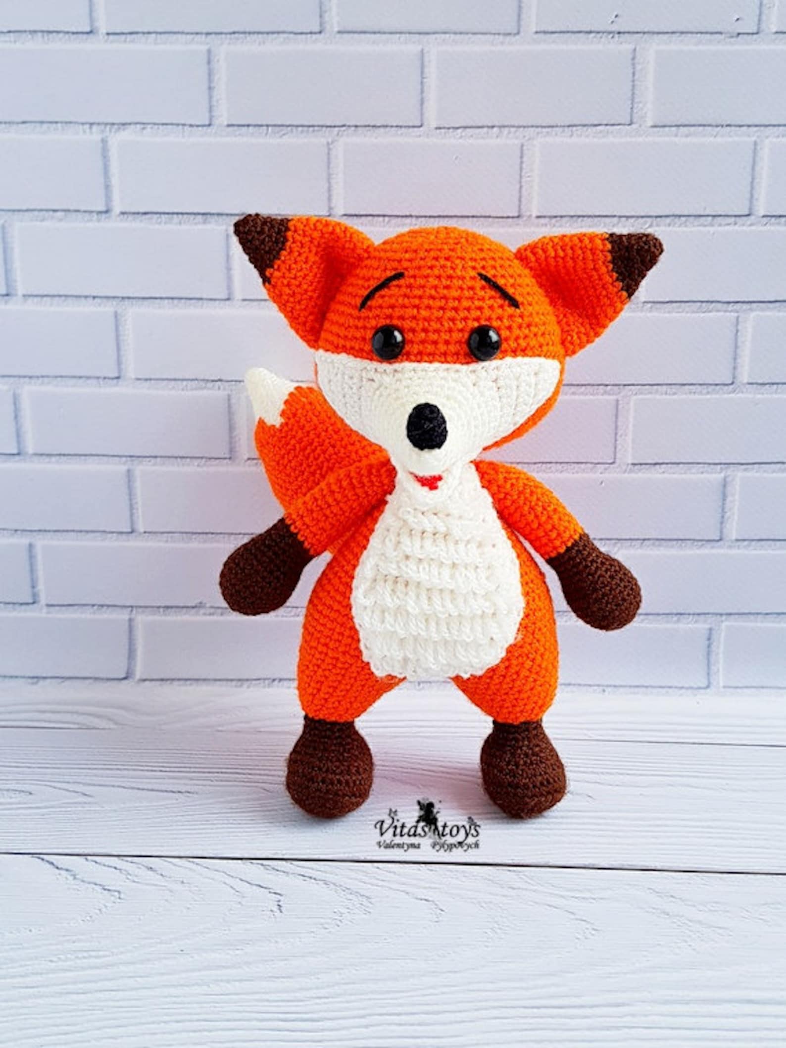 Amigurumi Fox Pdf Crochet Small Fox Pattern Red Fox - Etsy