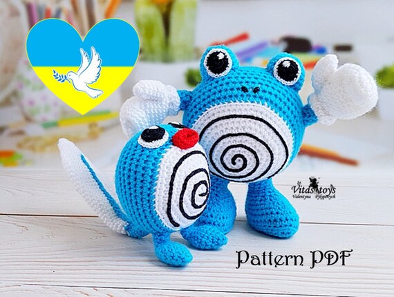 Pokemon Pattern PDF Blue Pokemon Crochet Toy Pokemon Pattern - Etsy