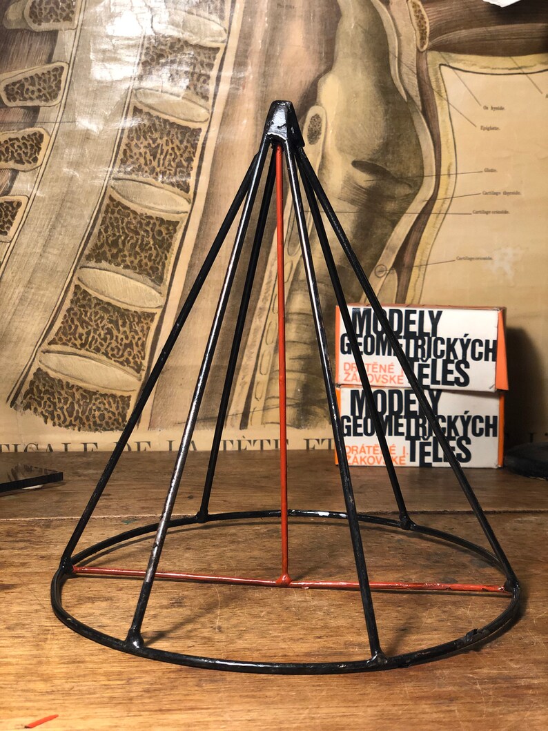 Vintage CONE GEOMETRIC SHAPE Educational Model Visual Aid - Etsy