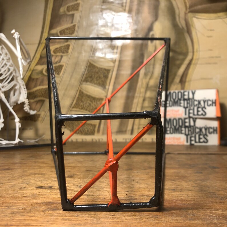 Vintage Flat Top PYRAMID GEOMETRIC SHAPE Educational Model | Etsy