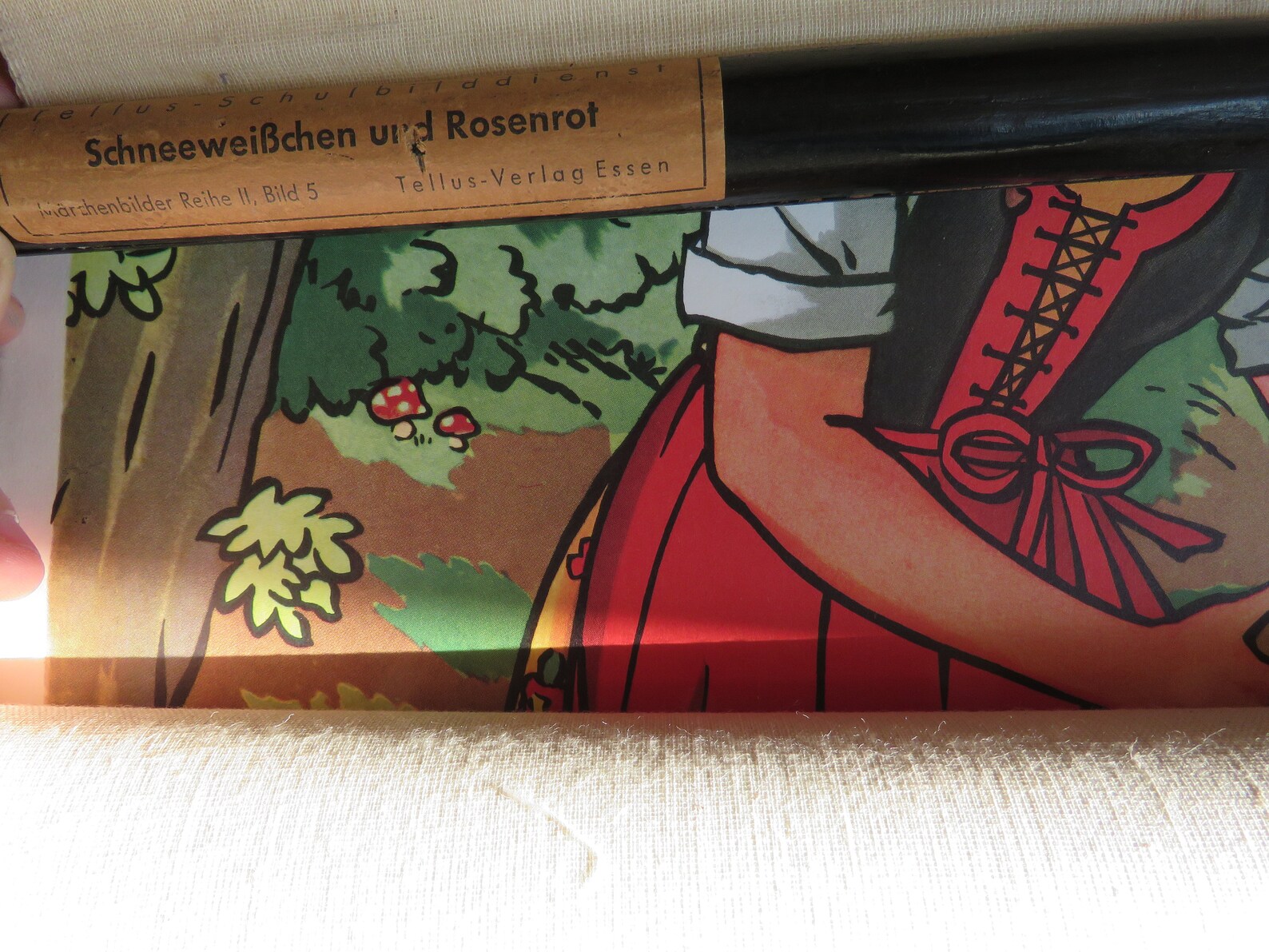 Vintage Snow White & Rose Red FAIRYTALE School Chart Wall | Etsy