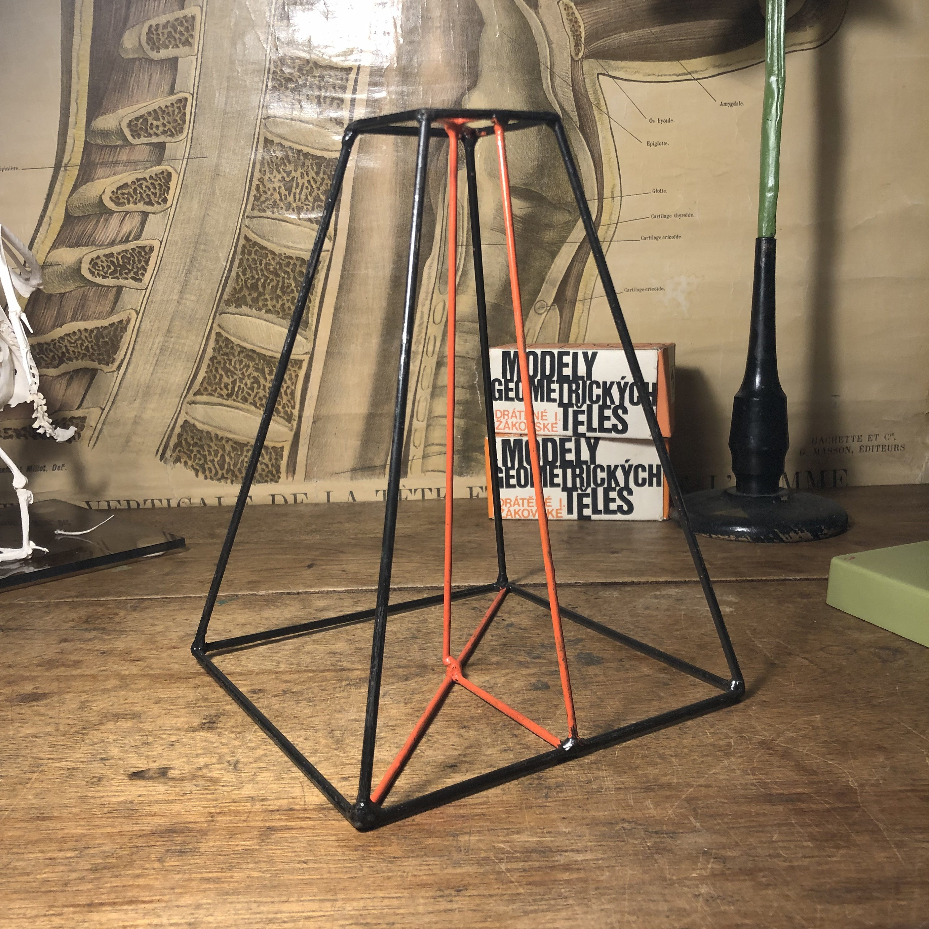 Vintage Flat Top PYRAMID GEOMETRIC SHAPE Educational Model - Etsy