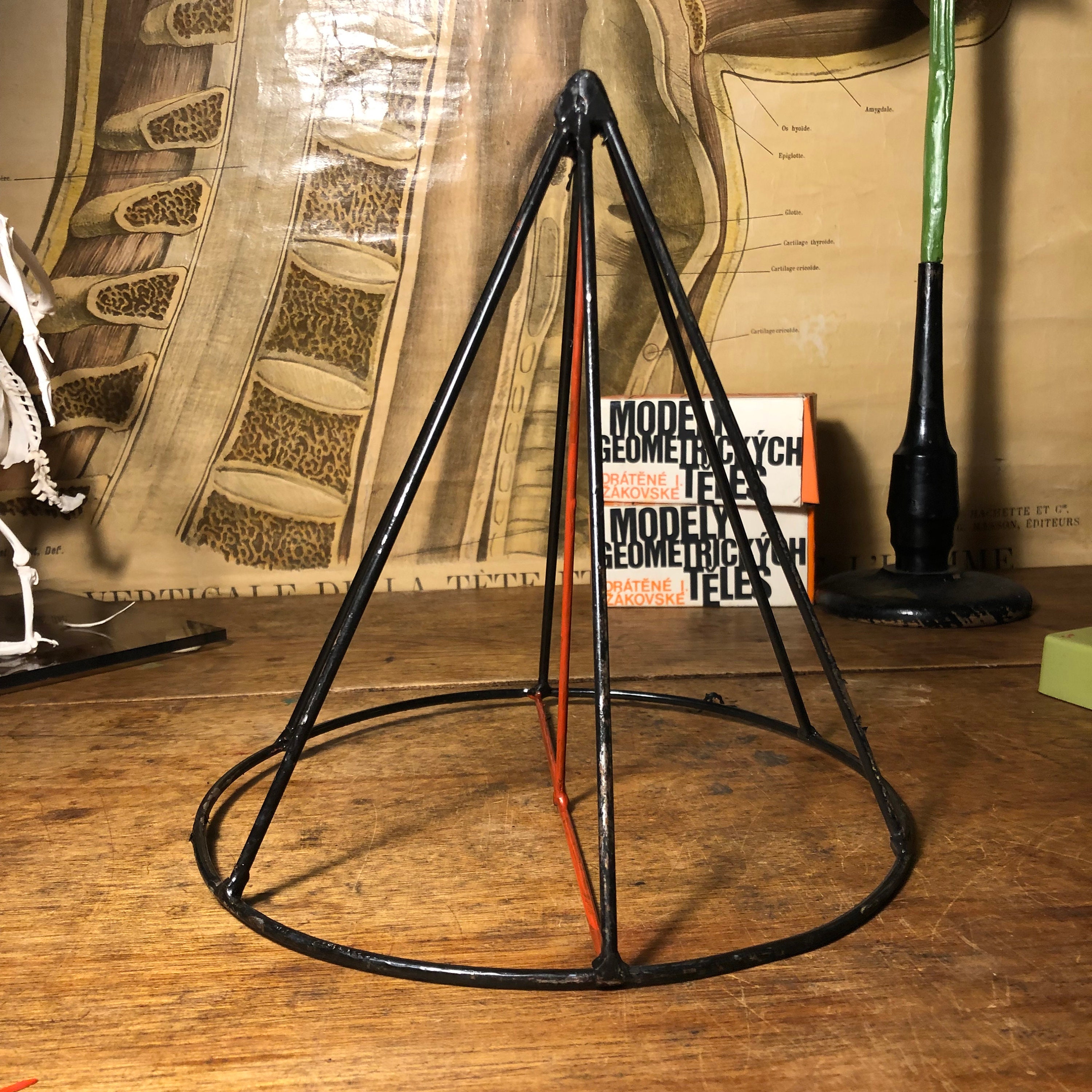 Vintage CONE GEOMETRIC SHAPE Educational Model Visual Aid - Etsy