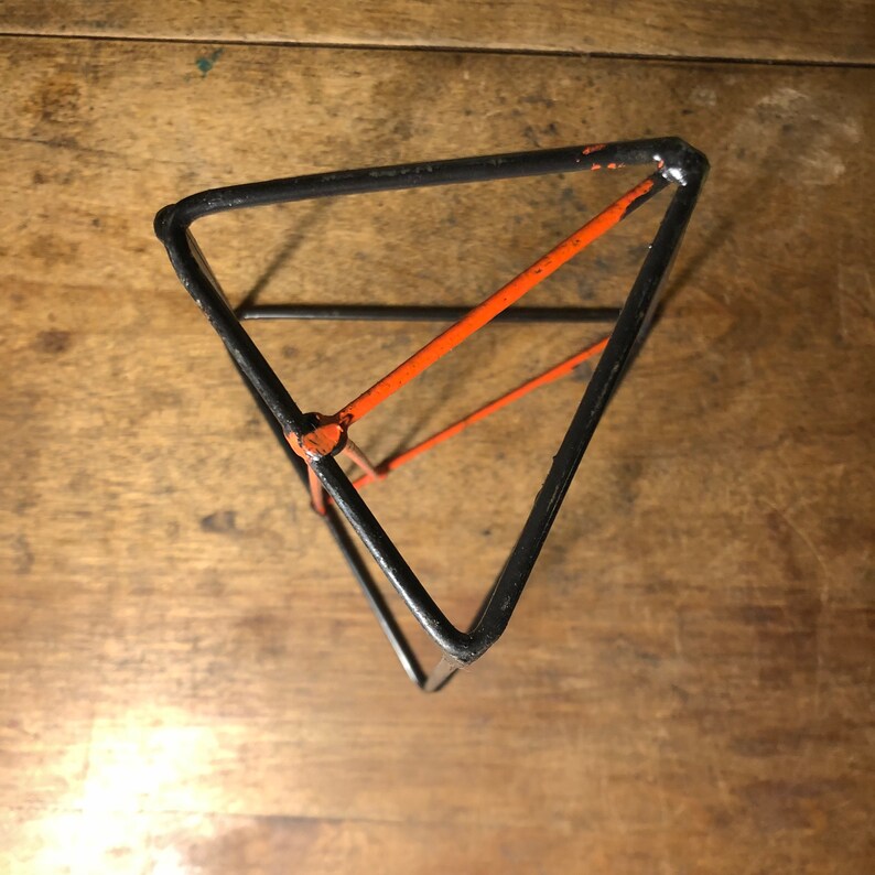 Vintage TRIANGULAR BASED PYRAMID Geometric Shape Educational - Etsy