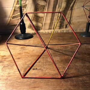 Vintage HEXAGONAL CONE Geometric Shape Educational Model 1950s Maths ...