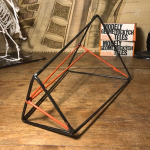 Vintage TRIANGULAR BASED PYRAMID Geometric Shape Educational Model ...