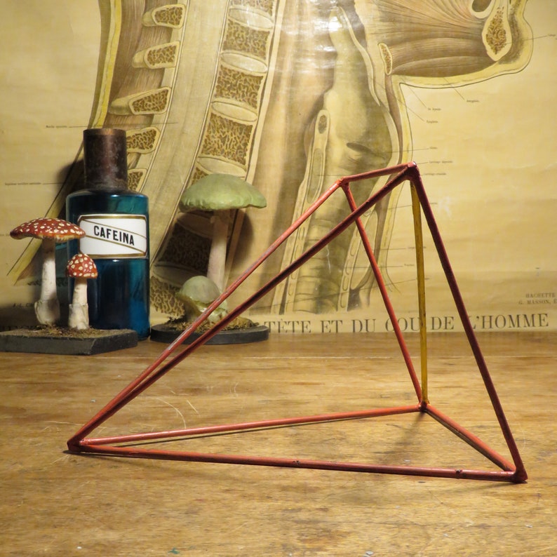 Vintage PYRAMID GEOMETRIC SHAPE Educational Model Maths Visual - Etsy