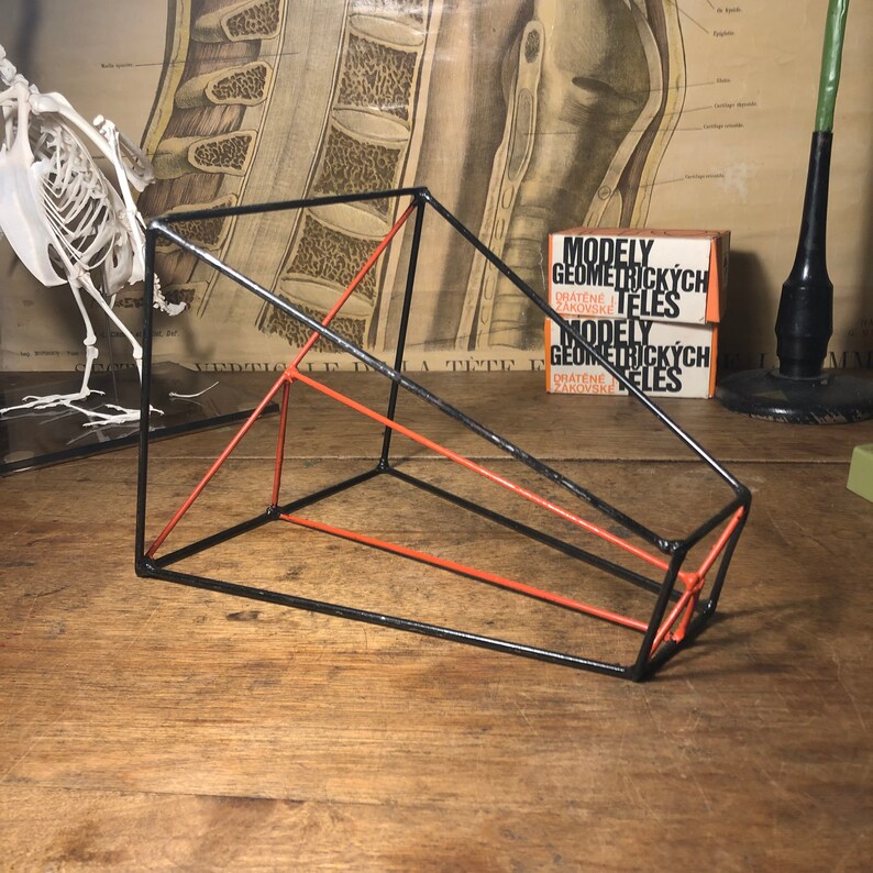 Vintage Flat Top PYRAMID GEOMETRIC SHAPE Educational Model | Etsy