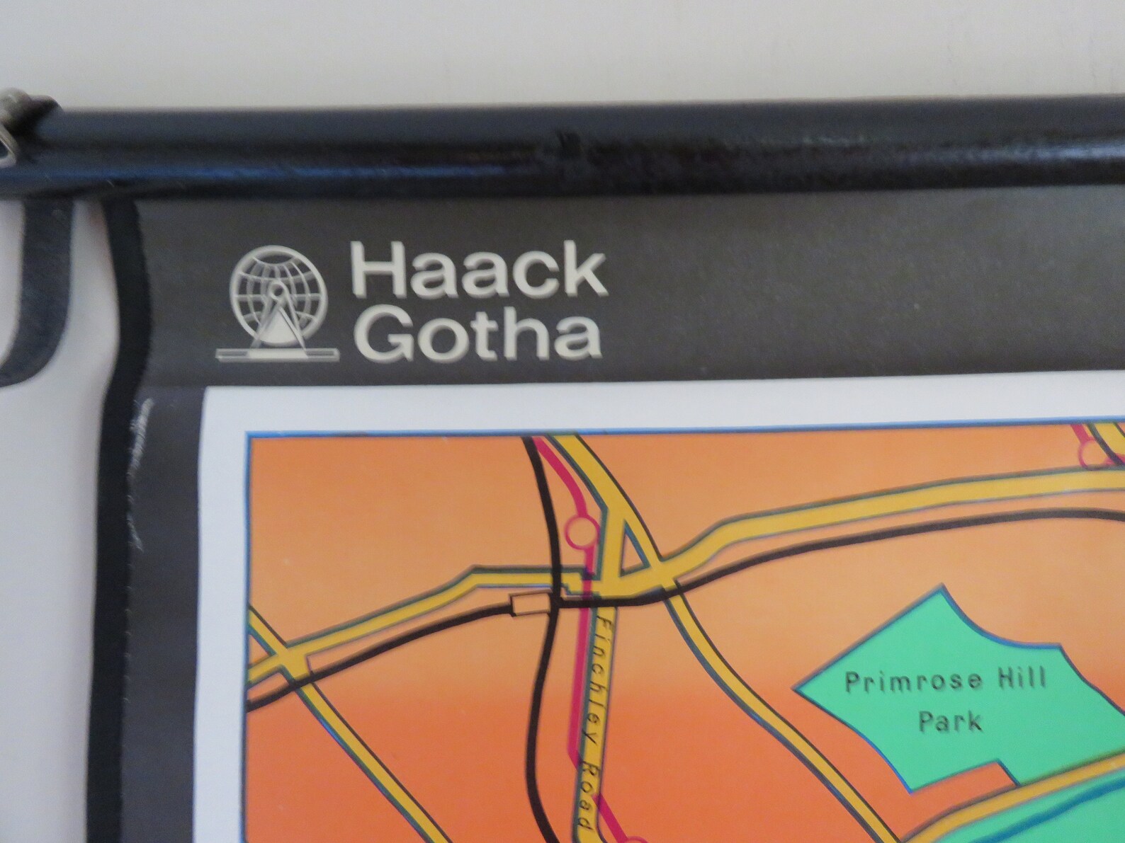 Rare Vintage LONDON CITY MAP by Haack Gotha Roll Down | Etsy