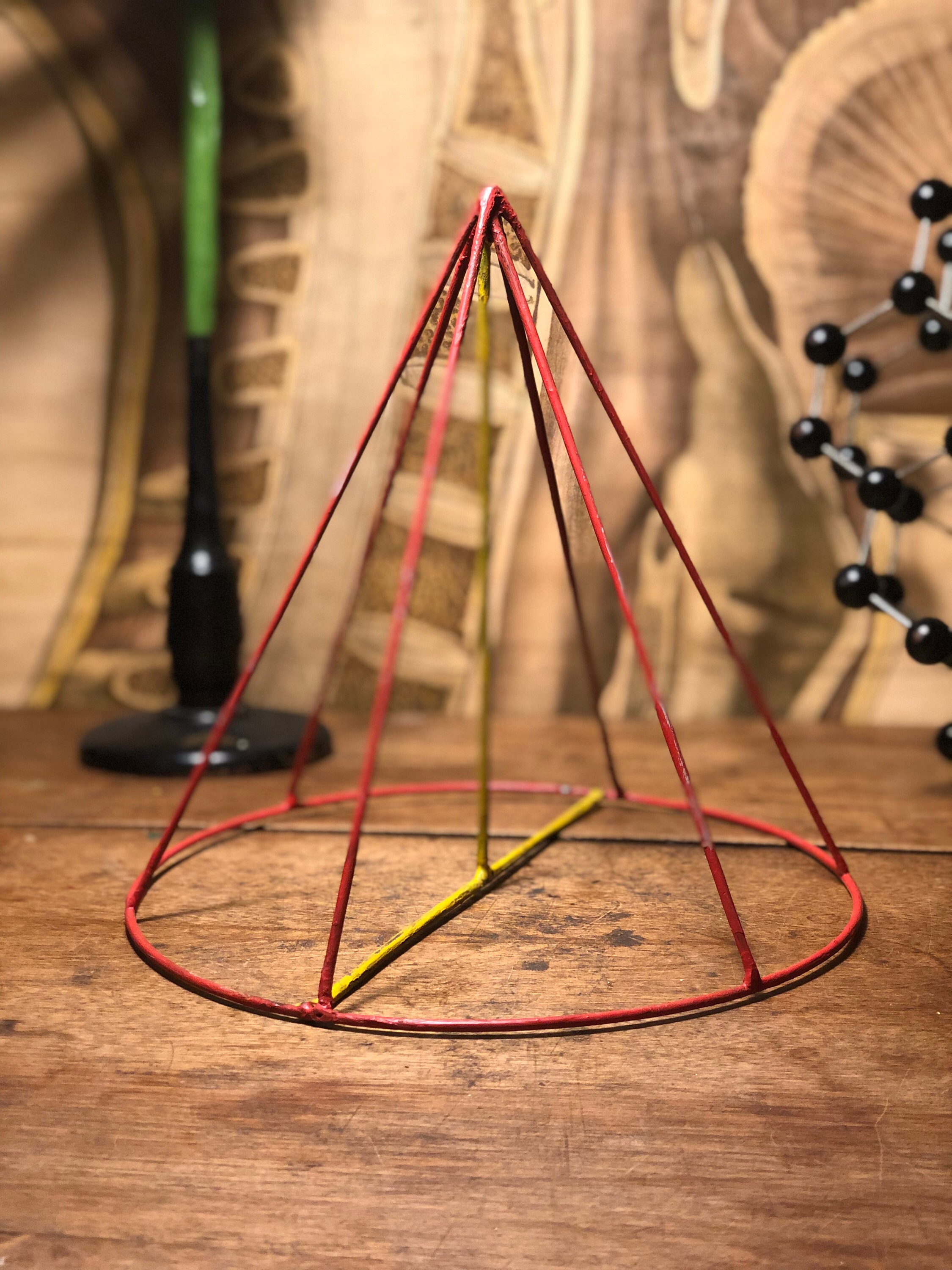 Vintage CONE GEOMETRIC SHAPE Educational Model 1950s Maths - Etsy