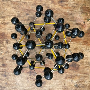 Vintage DIAMOND Educational Atomic Molecular Model Chemistry Crystal ...