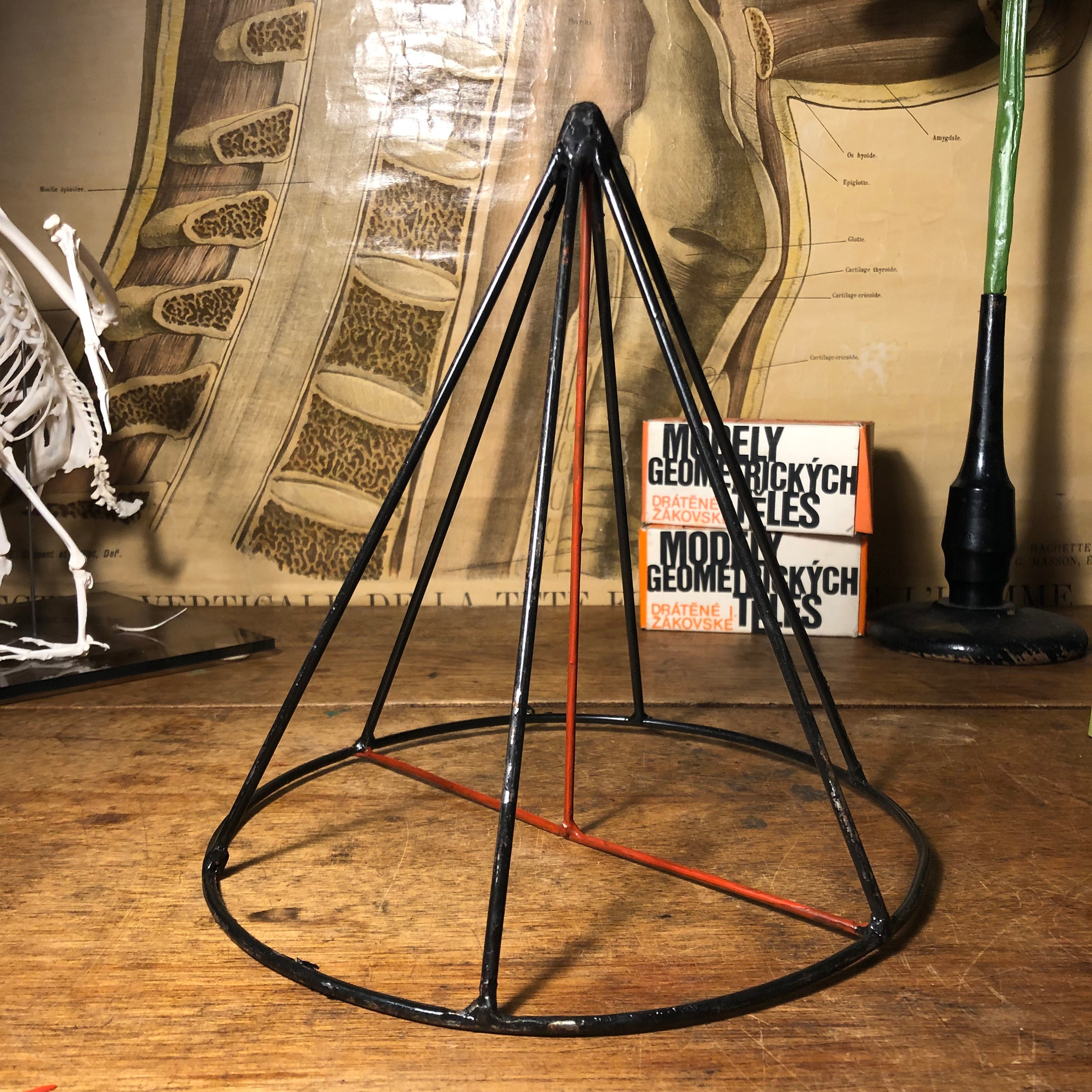 Vintage CONE GEOMETRIC SHAPE Educational Model Visual Aid - Etsy