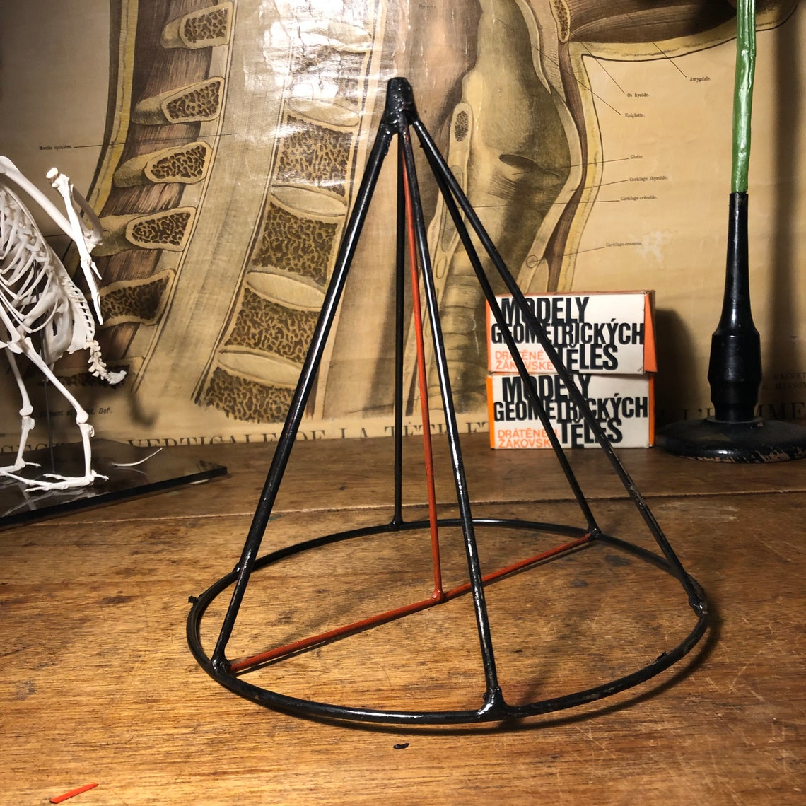 Vintage CONE GEOMETRIC SHAPE Educational Model Visual Aid - Etsy