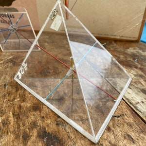 Vintage Perspex Crystal Models: Geometric Shapes, Science Teaching Aids ...