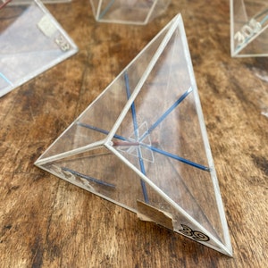Vintage Perspex GEOMETRIC SHAPES Set of 6 Educational Models MATHS ...