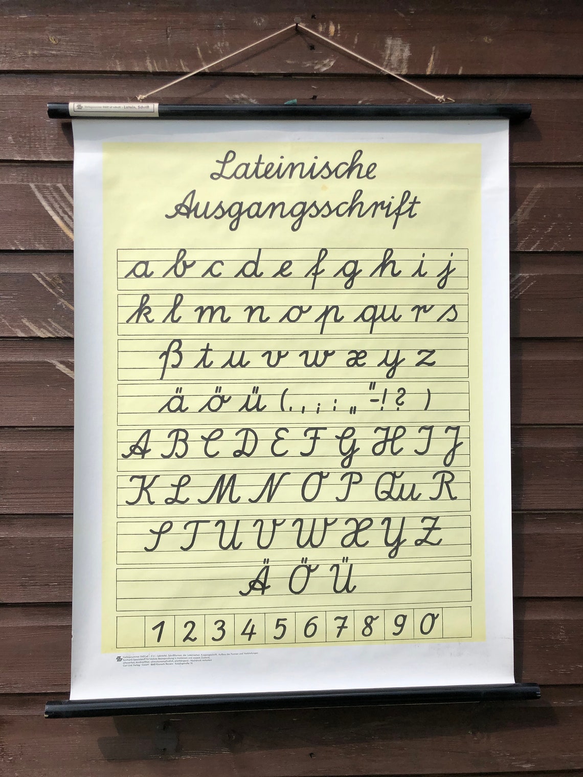 Vintage CALLIGRAPHY CURSIVE Handwriting Educational School | Etsy