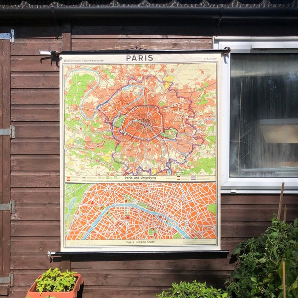 Pull Down Map - Etsy