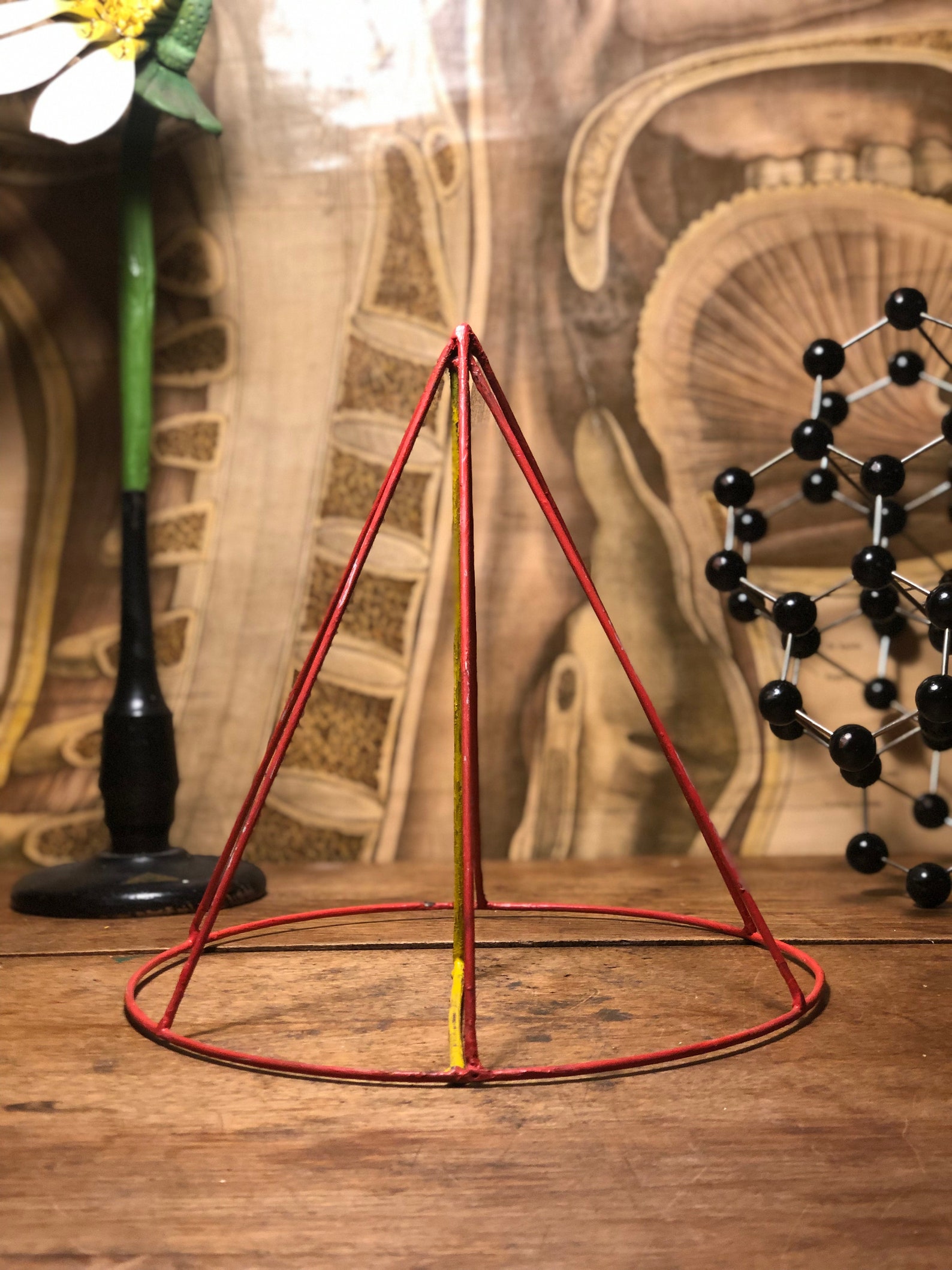 Vintage CONE GEOMETRIC SHAPE Educational Model 1950s Maths - Etsy