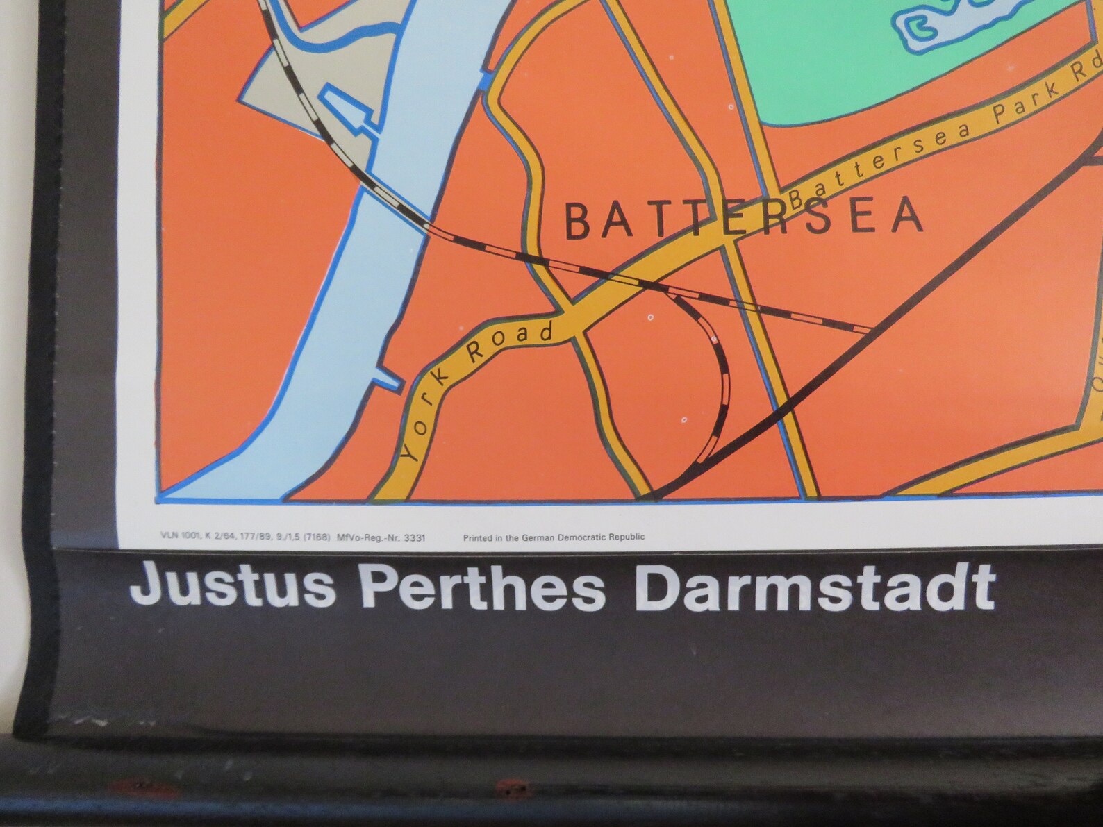 Rare Vintage LONDON CITY MAP by Haack Gotha Roll Down | Etsy