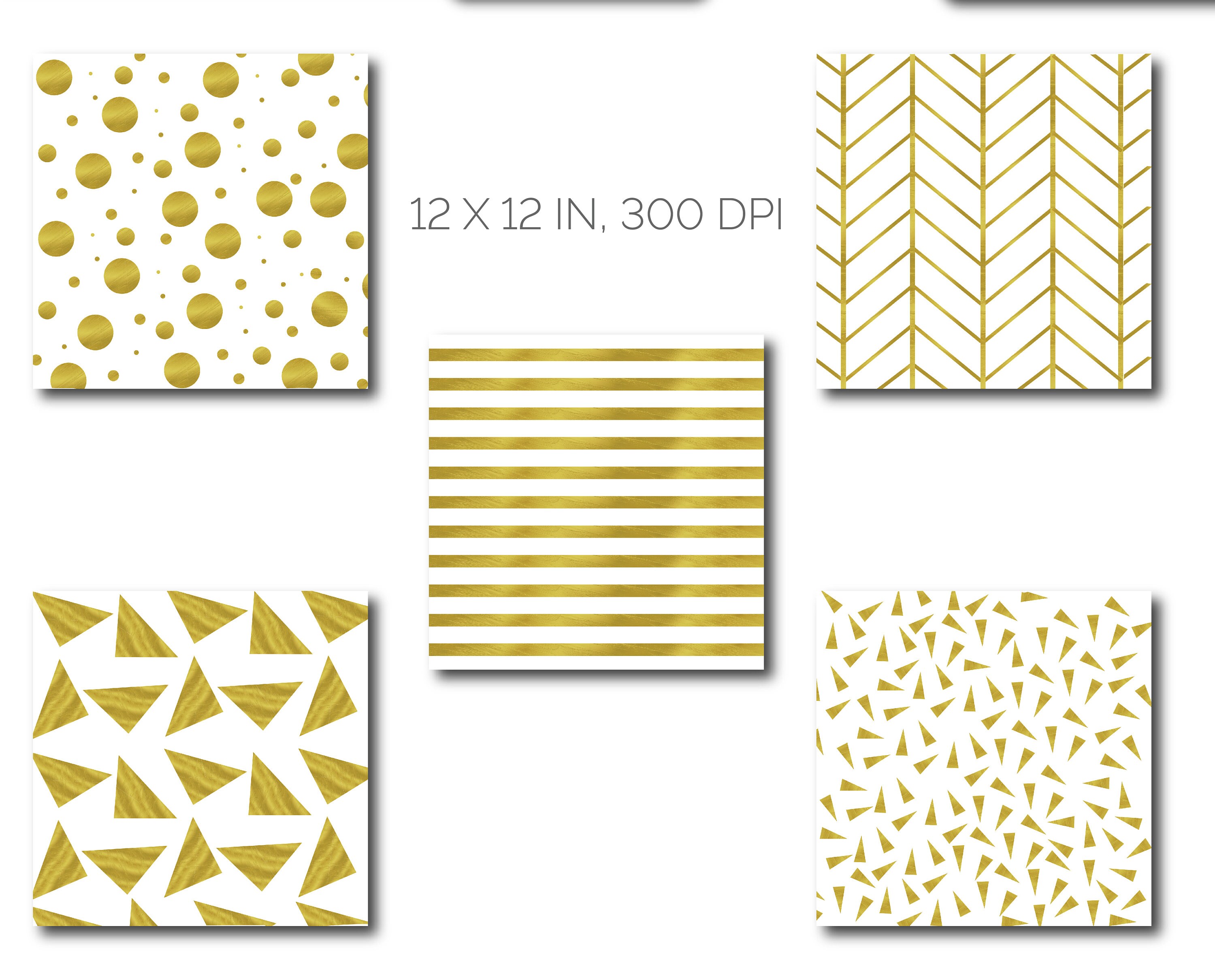 Gold Foil Digital Paper/ Backgrounds/ Scrapbooking/ Wallpaper ...