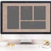 Rose Gold Desktop Wallpaper Organizer - Etsy