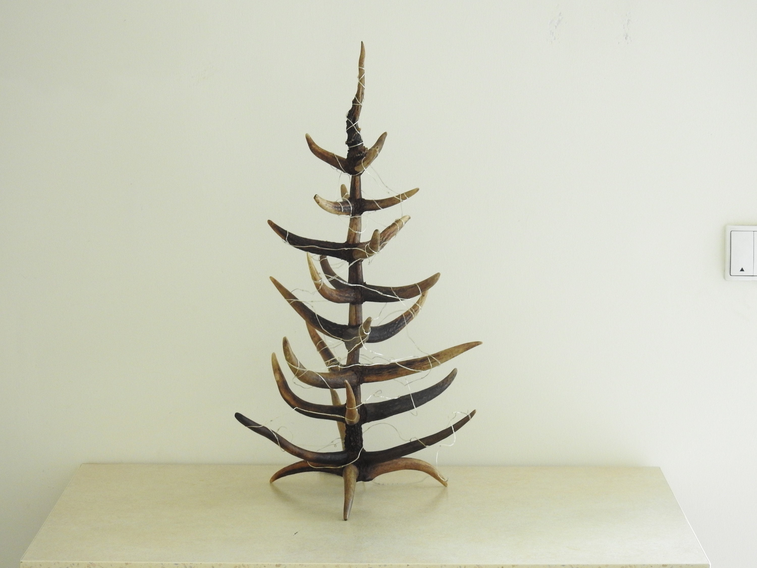 Antler Christmas Tree, Decor for Christmas Ornaments - Etsy