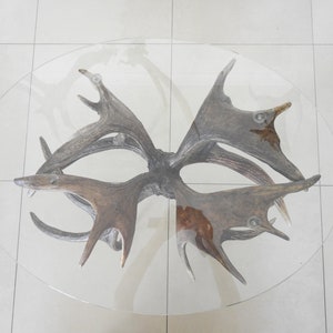 Moose Antler Table for Coffee - Etsy