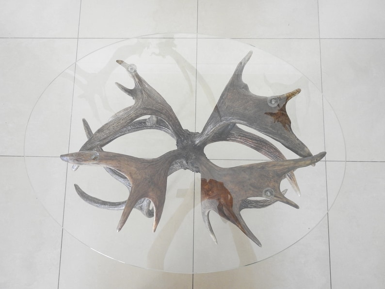 Moose Antler Table for Coffee - Etsy