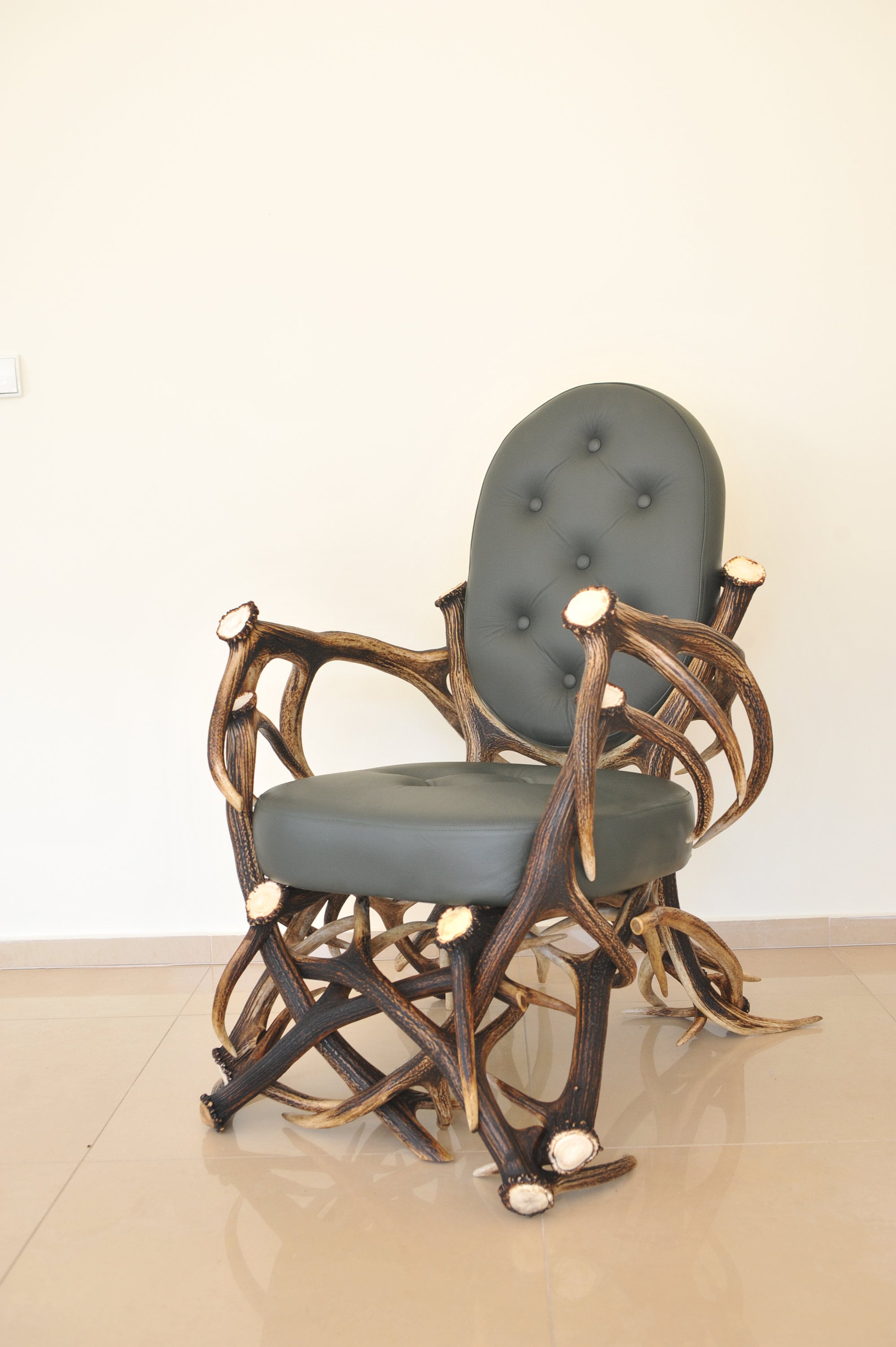 Real Antler Armchair - Etsy