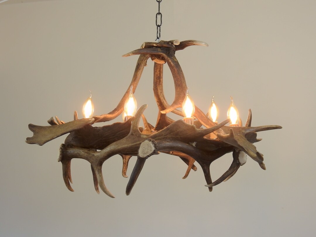 Real Antler Chandelier for Rustic Designed Home - Etsy