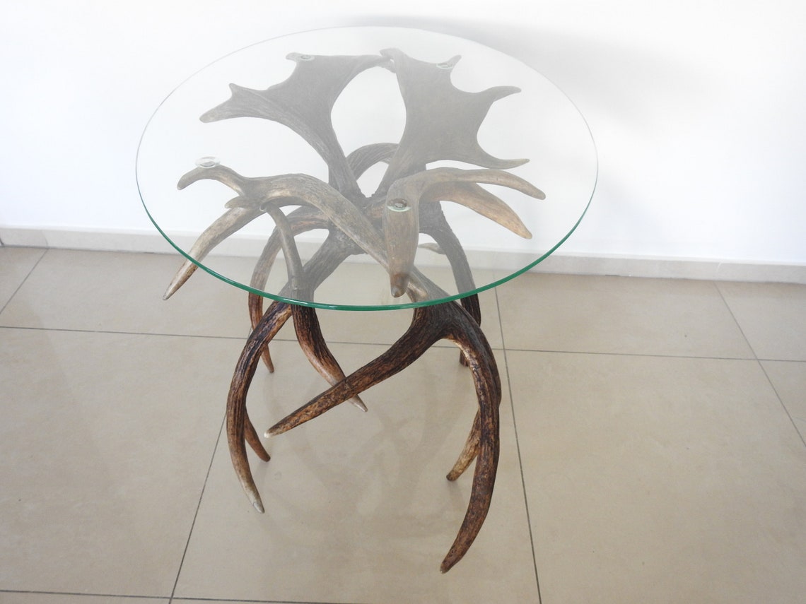 Moose Antler Table for Coffee - Etsy Canada