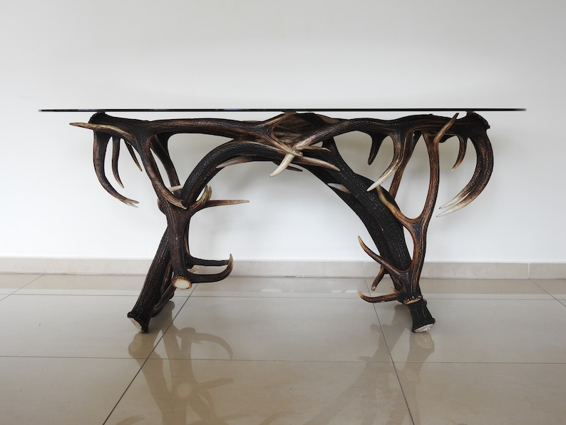 Deer Antler Table for Livingroom - Etsy