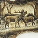 Real Moose Antler Carving Shows Roaring Deers - Etsy