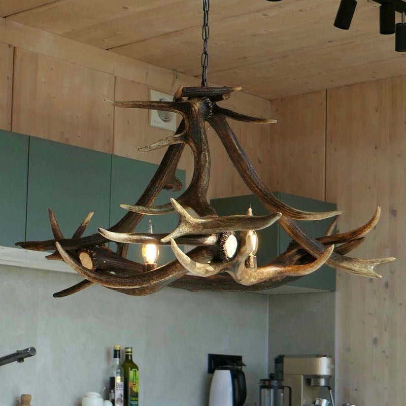 Rustic Chandelier - Etsy
