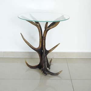 Real Deer Antlers Table - Etsy
