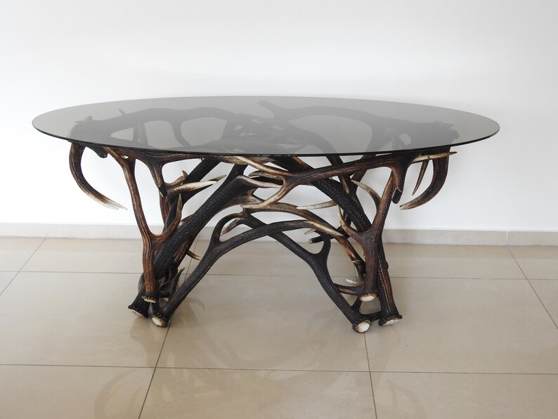 Deer Antler Table for Livingroom - Etsy