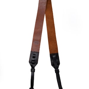 Camera Strap - Brown Cross-body Leather Camera Strap for DSLR/SLR ...