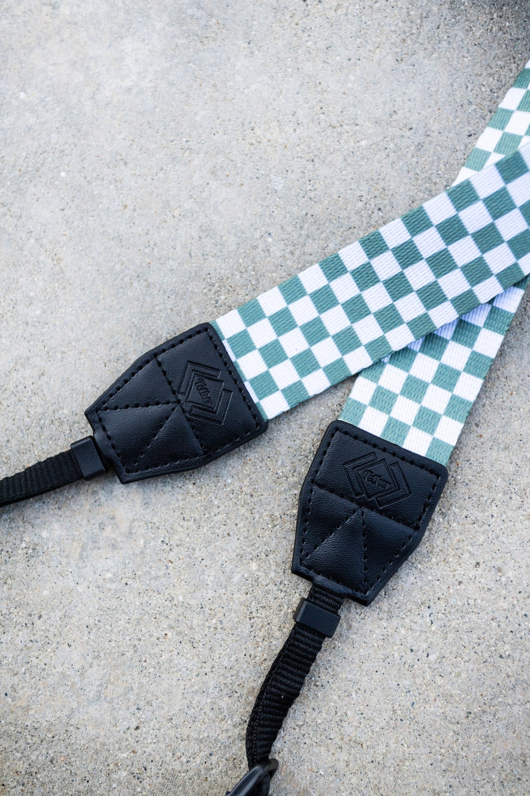 Sage Green Checkered Design Camera Strap for DSLR or SLR Camera, DSLR ...