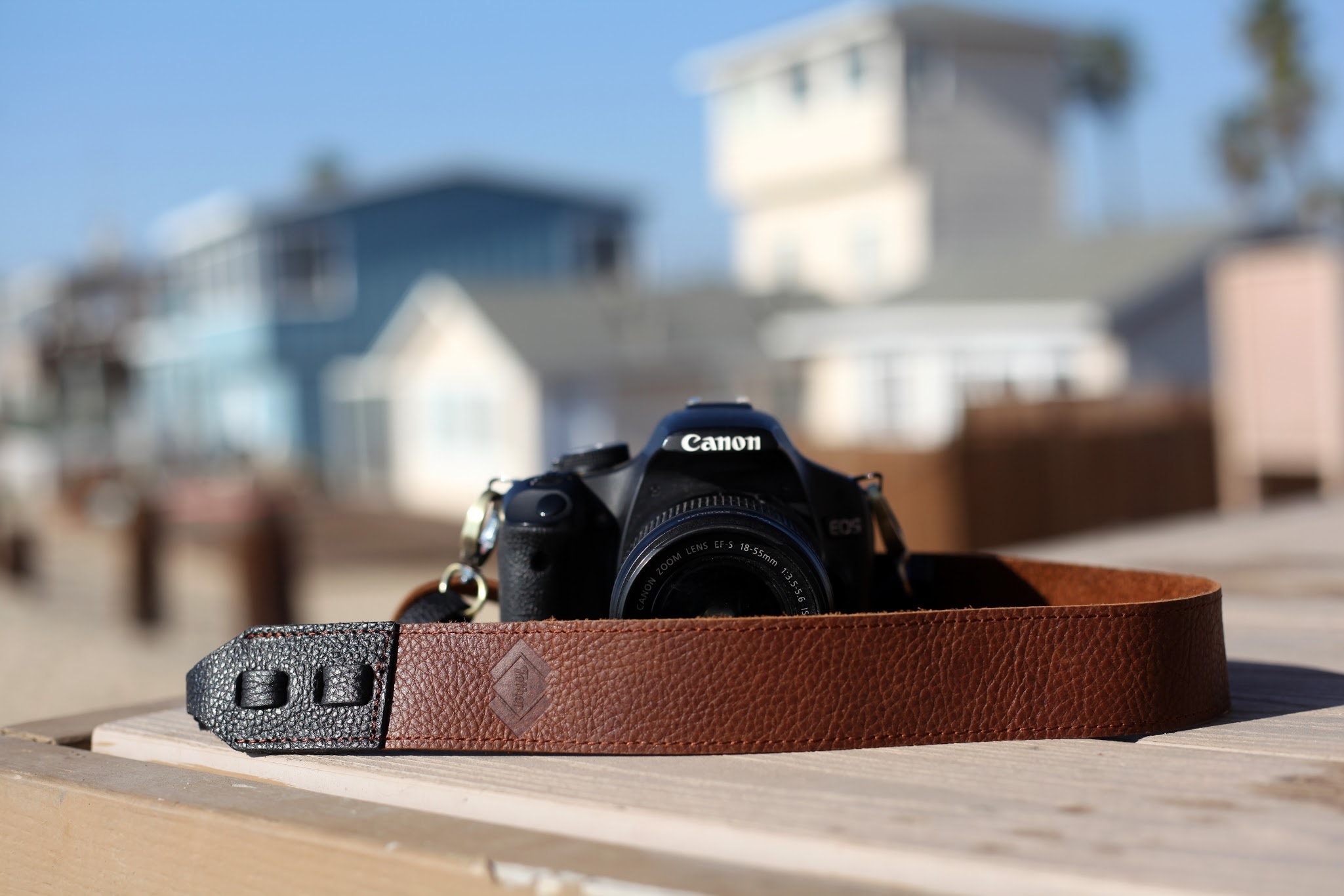 Leather Crossbody Camera Strap - Adjustable Length, DSLR SLR - Etsy