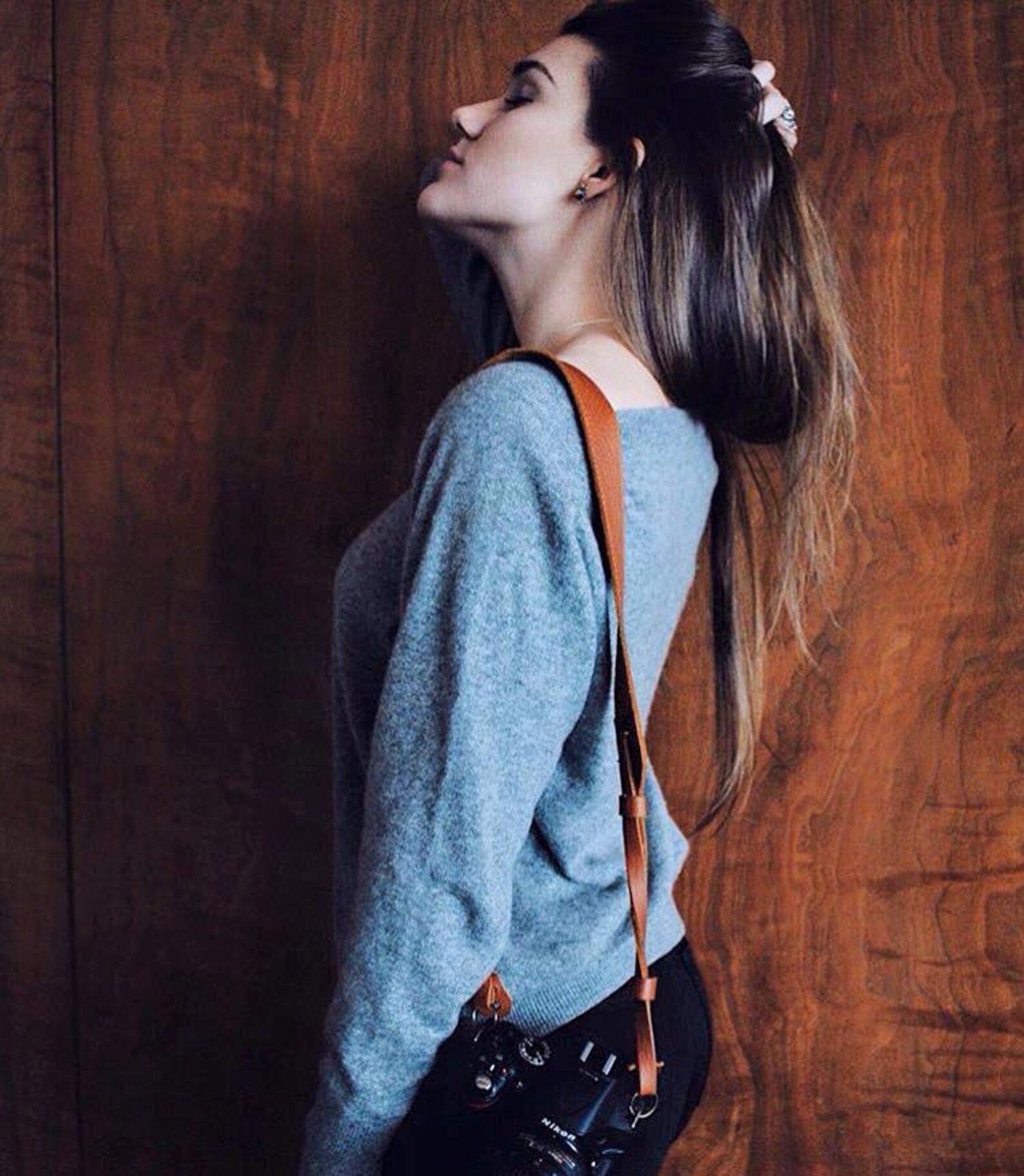 Tan Leather Camera Strap for DSLR or SLR Camera DSLR Camera - Etsy