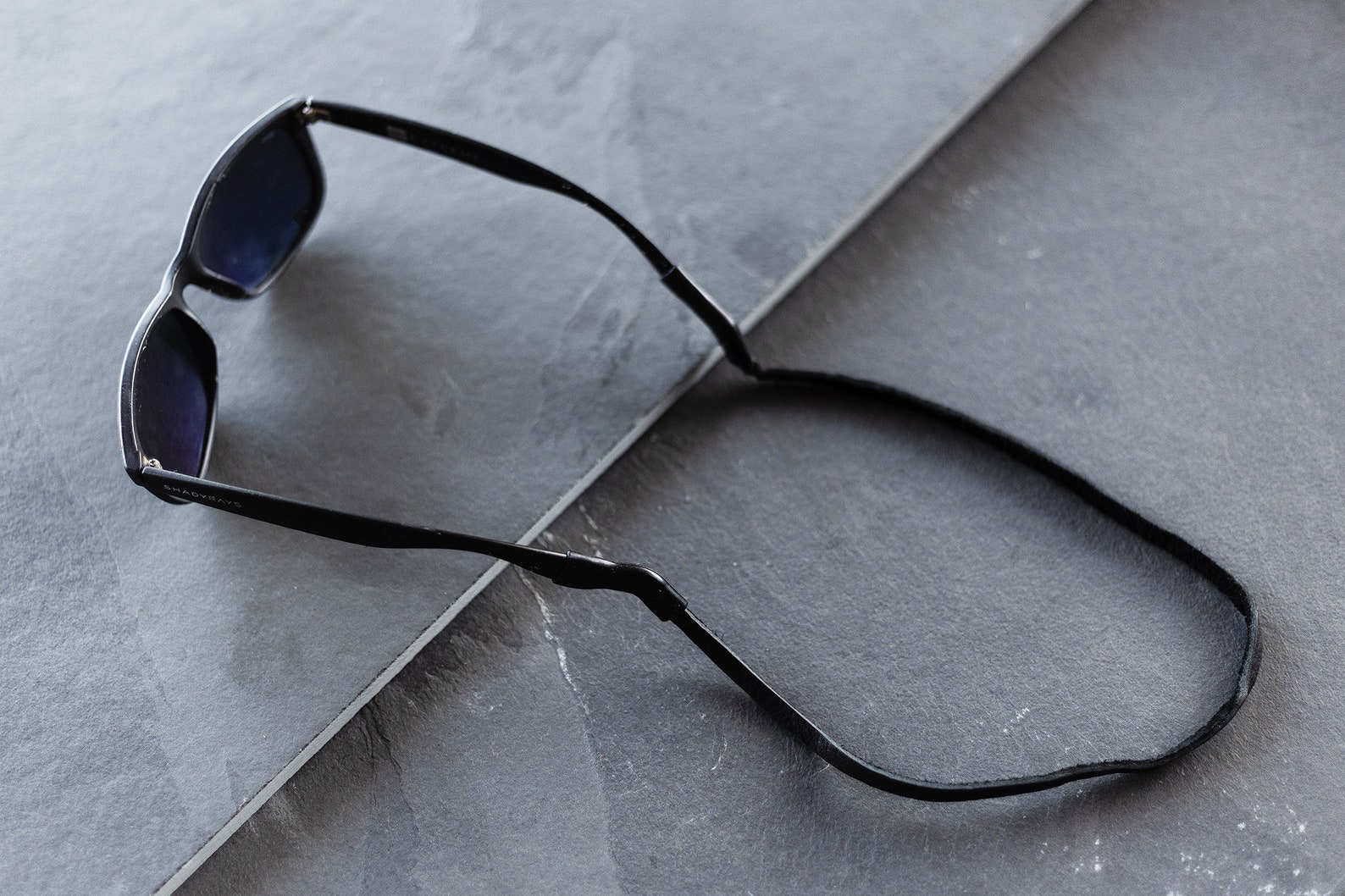 Black Slim Leather Sunglass Strap / Sunglass Retainer / Strap - Etsy