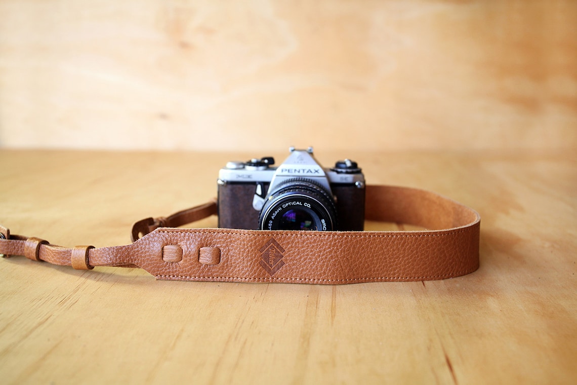 Tan Leather Camera Strap for DSLR or SLR Camera DSLR Camera | Etsy