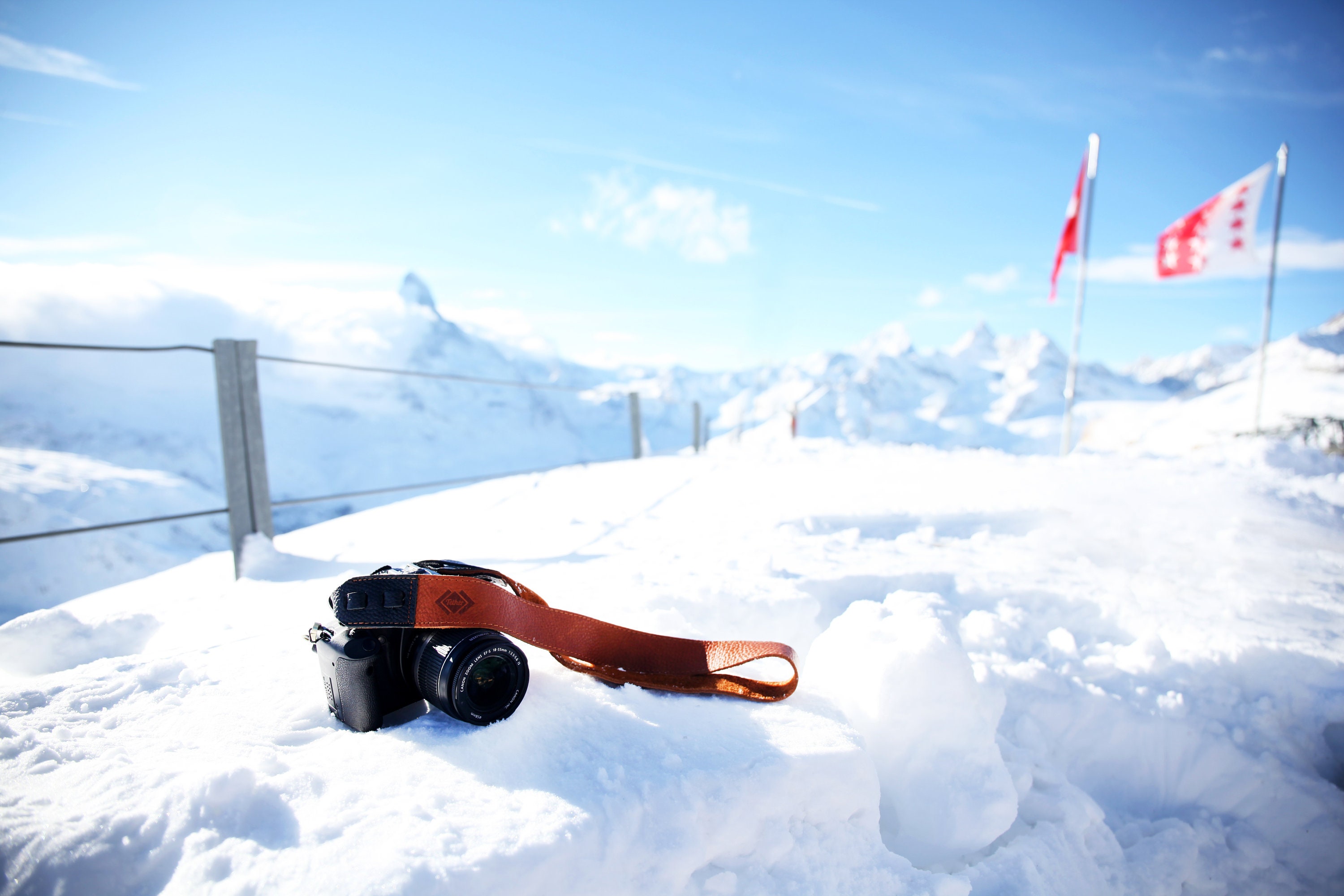 Tan Cross-body Personalized Leather Camera Strap for | Etsy