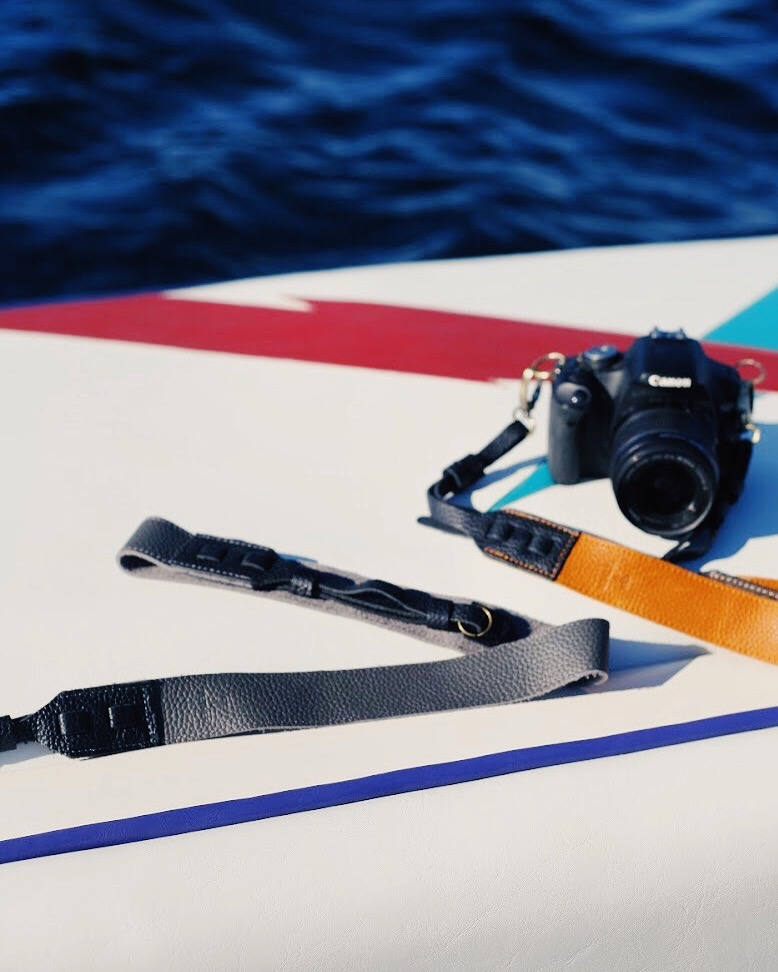 Tan Cross-body Personalized Leather Camera Strap for - Etsy