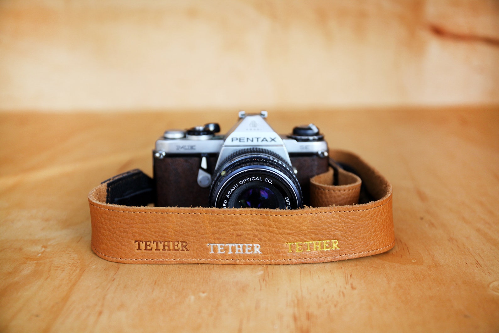 Camera Strap Crossbody Tan/black Leather Camera Strap for | Etsy