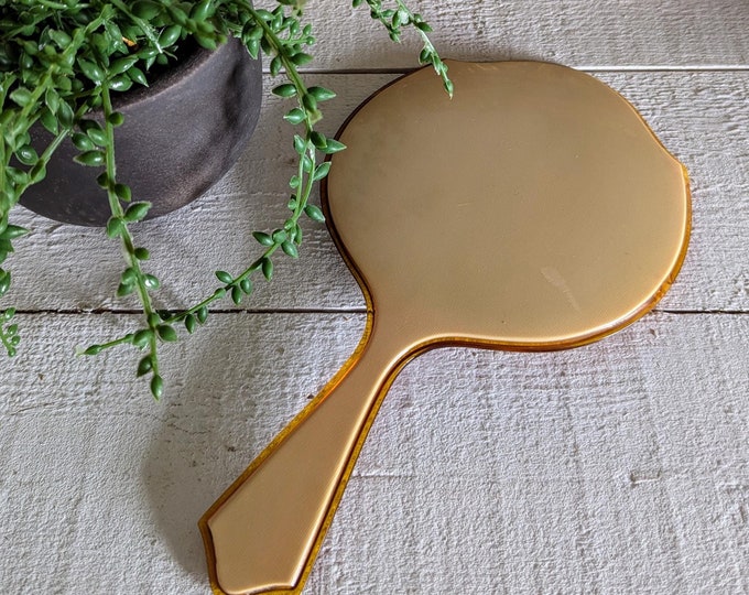 Vintage Hand Mirror, Celluloid Vanity Mirror - Etsy