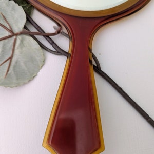 Vintage Hand Mirror, Celluloid Vanity Mirror - Etsy