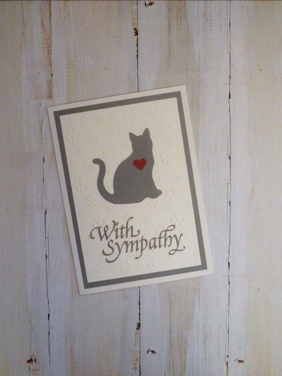 Handmade Russian Blue Sympathy Card Russian Blue Memorial | Etsy